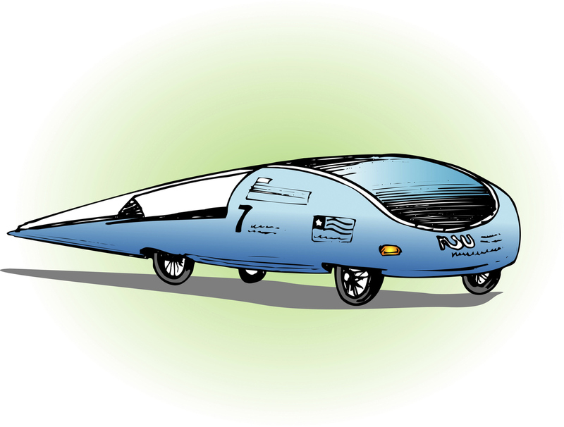 Solar-powered car built by university students sets new world record ...